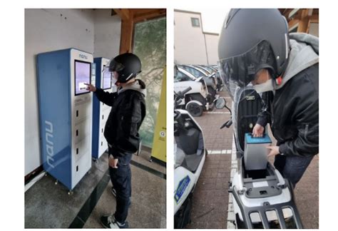 충전 아닌 공유시대 온다전기이륜차 배터리 공유 스테이션 실증