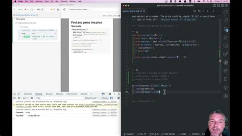 How To Unit Test Find And Parse The Price Function That Needs A Jquery