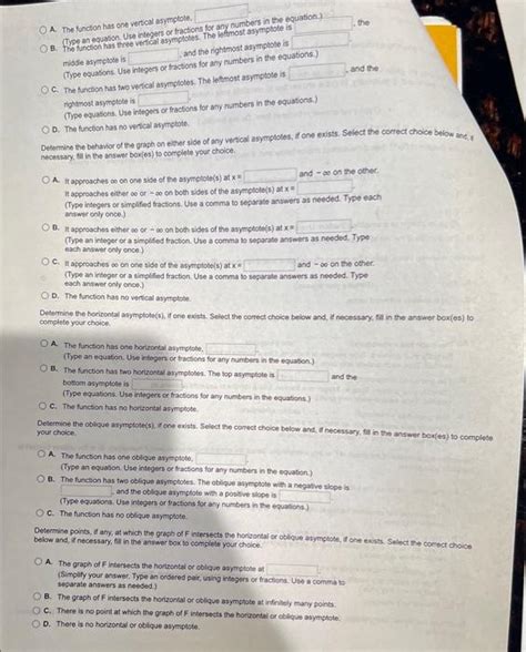 Solved Se The Zeros Of The Numerator And Denominator Of F To