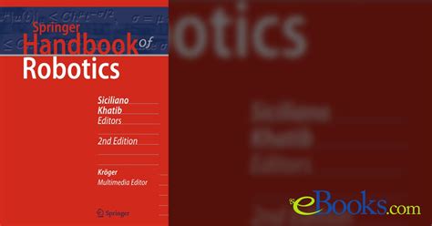 Springer Handbook Of Robotics 2nd Ed By Bruno Siciliano Ebook