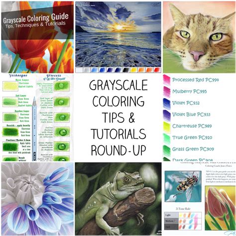 Huelish Grayscale Adult Coloring Books How To Color Grayscale Grayscale Coloring Techniques Blog