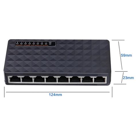 5/8 портов гигабитный коммутатор Настольный RJ45 Ethernet коммутатор 10 ...