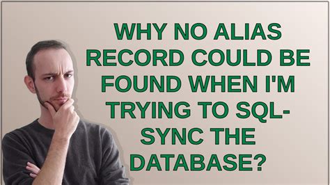Drupal Why No Alias Record Could Be Found When Im Trying To Sql Sync