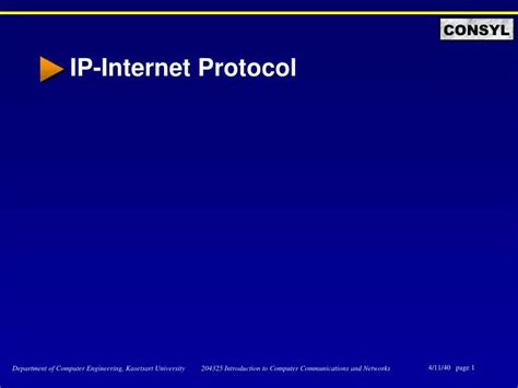 PPT IP Internet Protocol PowerPoint Presentation Free Download ID