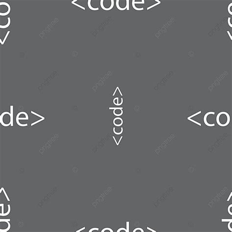 Vectorized Seamless Pattern Of Code Sign Icon And Programming Language Vectorized Seamless Pattern Of Code Sign Icon And Programming Language