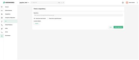 Clone Repository Hopsworks Documentation
