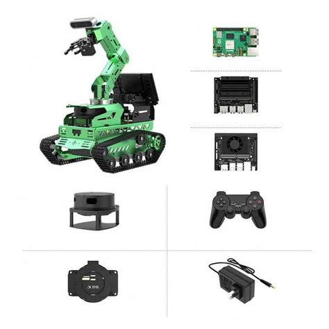 시각 인식 음성 제어 및 고급 스티어링 섀시 기능을 갖춘 Ai 구동 로봇 팔 Stem 프로젝트용 프로그래밍 가능