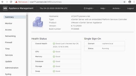 Vcenter Deployment Basic Installation Network Pioneers