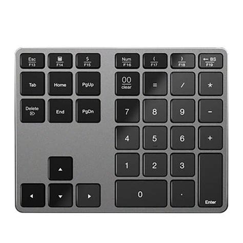 Bluetooth Wireless 34 Keys Numeric Keypad For Macbook Windows Laptop