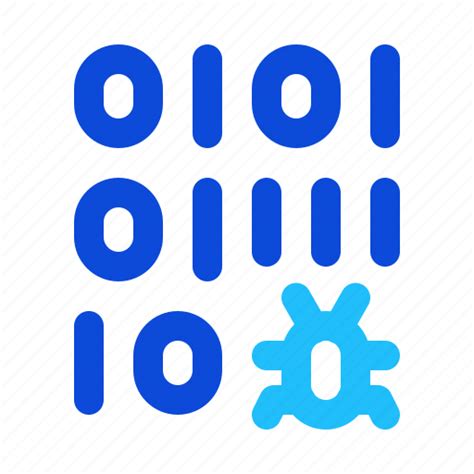 Binary Code Malware Bug Virus Icon Download On Iconfinder