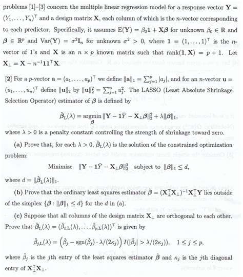 Solved Problems Concern The Multiple Linear Chegg