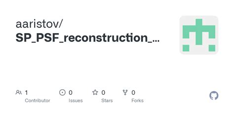 Github Aaristovsppsfreconstructionsim