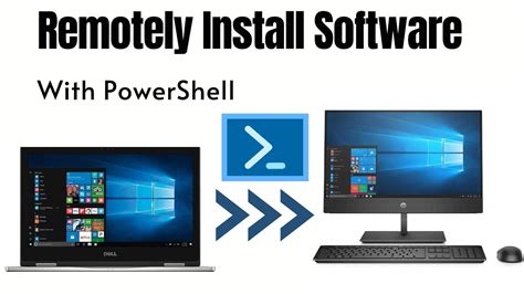Install Software Remotely Using Powershell Youtube