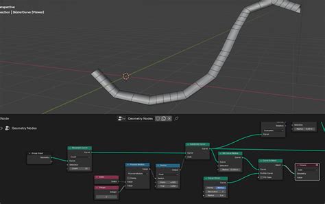 Blender 40 Geo Nodes Control The Vertices Density Of Bezier Curve