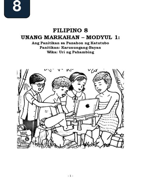 aralin 1 1 module karunungang bayan 2021 pdf