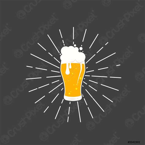 Beer Craft Vector Illustration Design Stock Vector 2042302 Crushpixel
