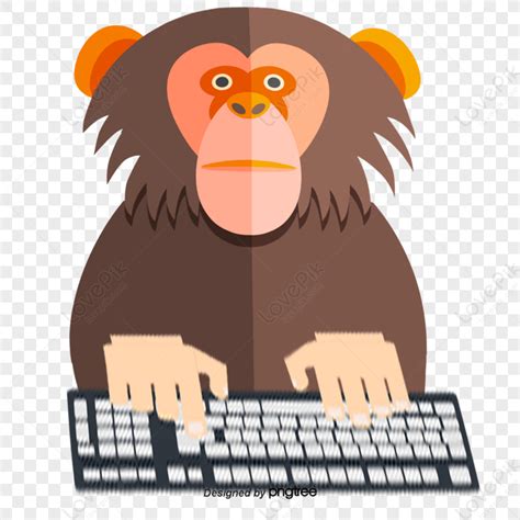 鼠绘 프로그램 유인원프로그래머그린程序猿 Png 일러스트 무료 다운로드 Lovepik