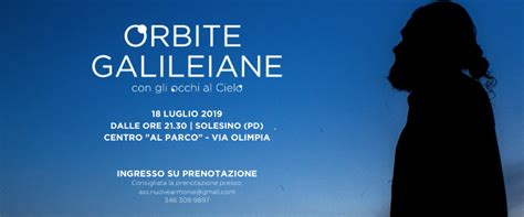 Orbite Galileiane Con Gli Occhi Al Cielo A Solesino Zagreo Associazione Culturale