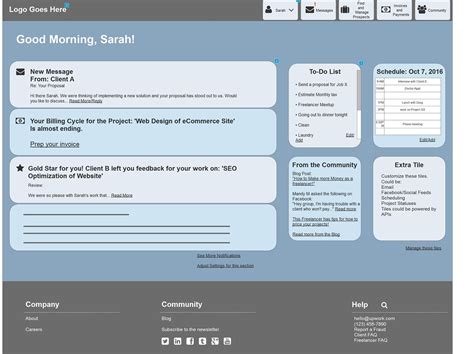 upwork redesign on behance