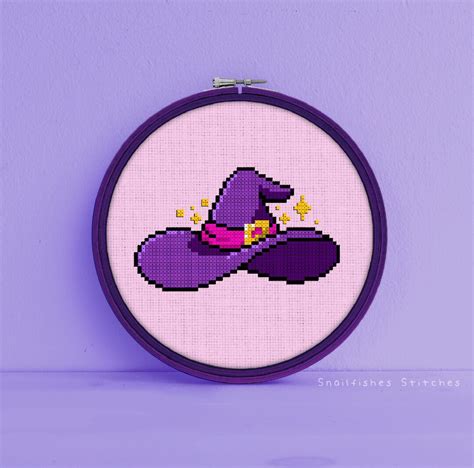 Witch Hat Cross Stitch Pattern Witch Hat Pattern Witch Cross Stitch Pattern Witch Hat