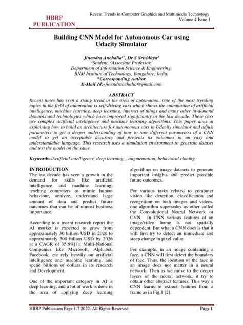 Building Cnn Model Formatted Paper Pdf Deep Learning Artificial Neural Network