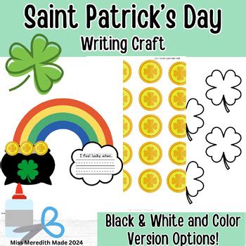 St Patrick S Day Writing Craft March Creative Writing Prompts Craftivity