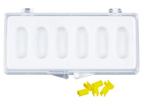 Hader Bar Female Retention Clips Yellow Moderate Nylon 6