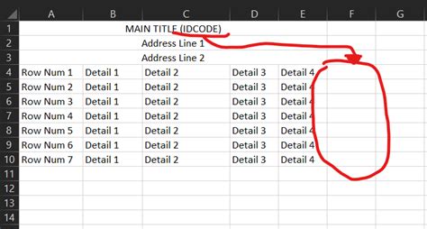 Populating Rows With String From Headermacro Rexcel