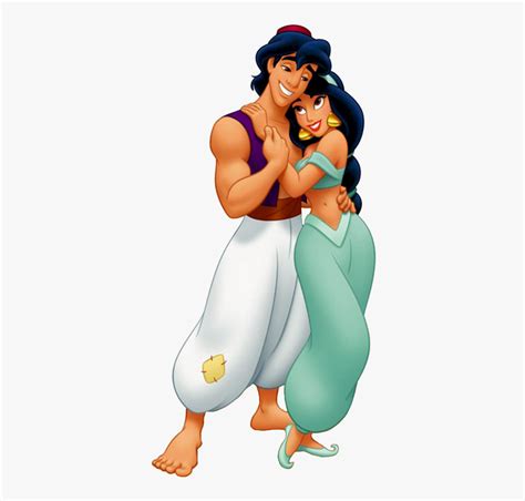 Jasmine And Aladdin Cartoon Free Transparent Clipart Clipartkey