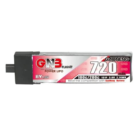 gnb 720mah 1s 100c lihv battery a30 hobbyrc uk