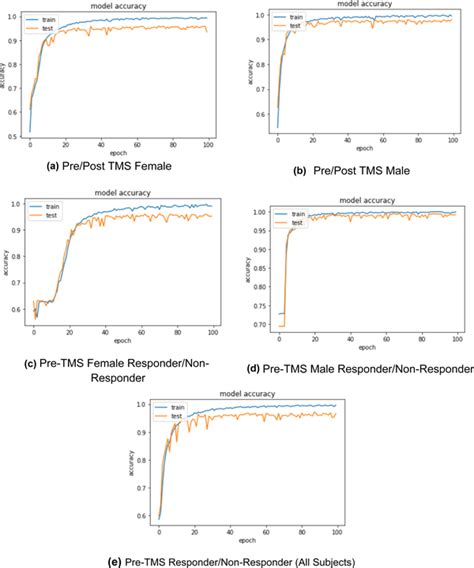 Real‐time Accuracy Plots For Each Of The Five Implemented Models