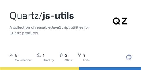 Github Quartzjs Utils A Collection Of Reusable Javascript Utilities