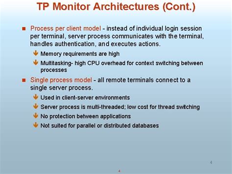 advanced transaction processing n transactionprocessing monitors n