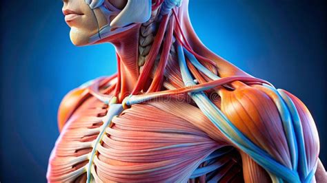 Intimate Anatomical View Of The Coracoid Process A Detailed Closeup