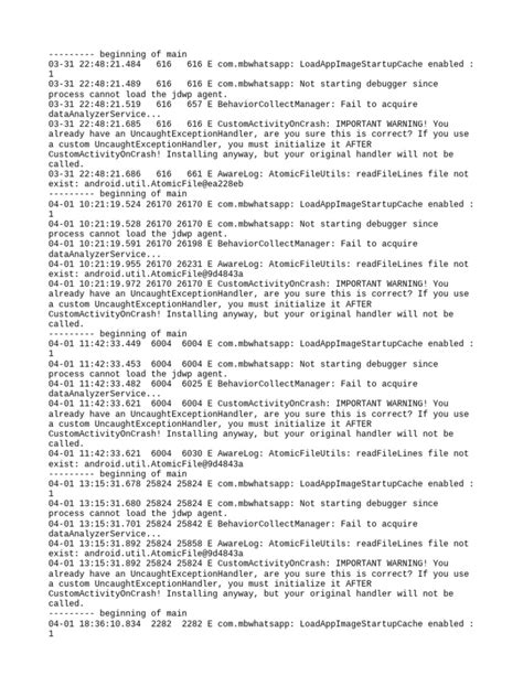 Logcat Pdf System Software Android Operating System