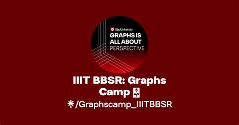 Iiit Bbsr Graphs Camp ⛺ Linktree