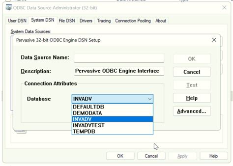 windows how to delete update odbc system dns database stack