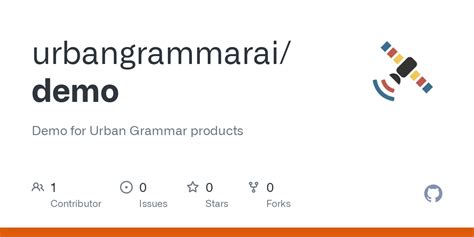 Github Urbangrammaraidemo Demo For Urban Grammar Products
