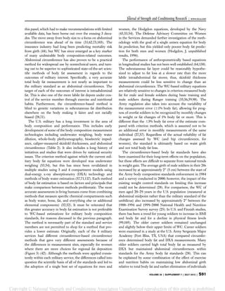 Body Composition And Military Performance PDF