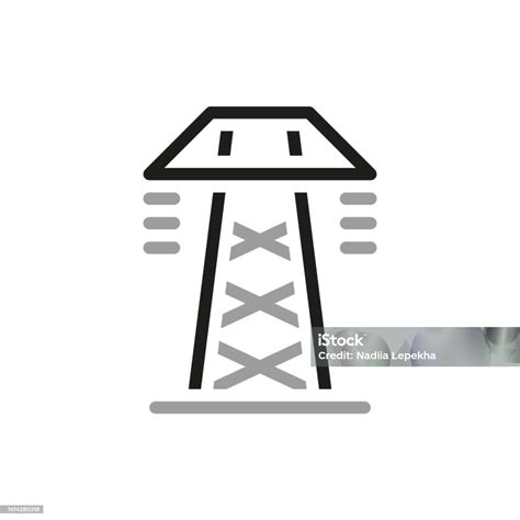 전기 극 벡터 라인 아이콘의 단순한 재생 가능 에너지 녹색 기술의 아이콘 프로젝트를위한 요소를 디자인하십시오 벡터 일러스트레이션