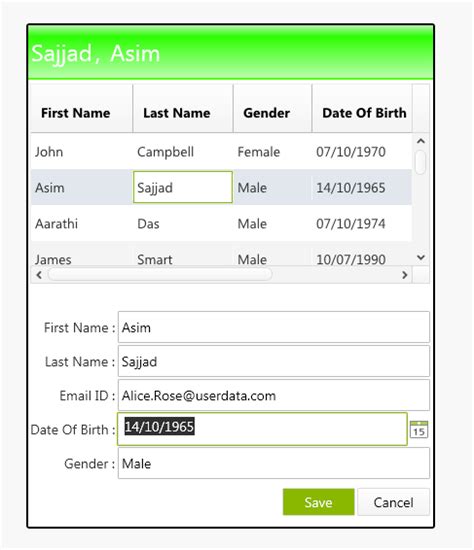 Asim Sajjad Silverlight 4 Datagrid Control