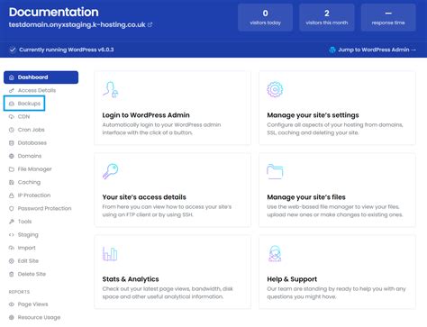 Restoring Files Or Databases From A Backup Krystal Hosting Knowledge Base