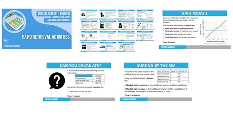 Quantitative Skills And Numerical Concepts For Edexcel Gcse Business Shop Tutor2u