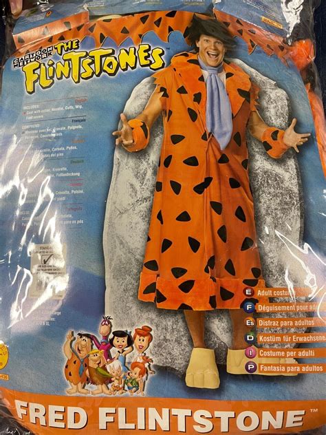 The Flintstones Fred Flintstone Deluxe Adult Cos Gem