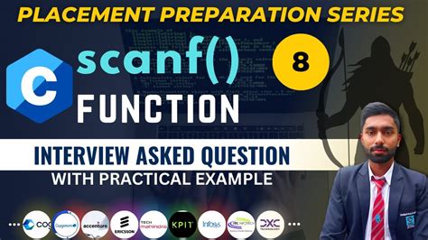 8 User Input In C Scanf Function In C Interview Question Asked