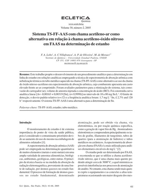 Pdf Ts Ff Aas System With Air Acetylene Flame As Alternative In Relation To Nitrous Oxide