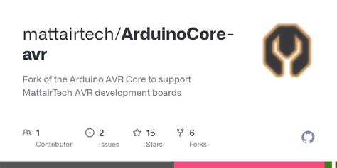 Github Mattairtecharduinocore Avr Fork Of The Arduino Avr Core To Support Mattairtech Avr