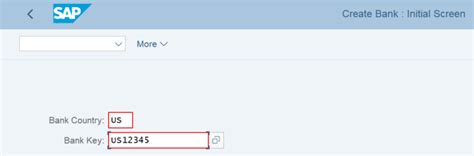 How To Create A Bank Key In SAP Using Transaction FI