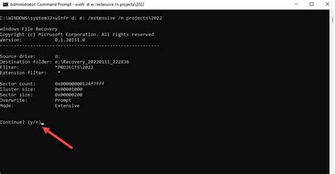 How To Use Microsoft Windows File Recovery Tool List Of Commands