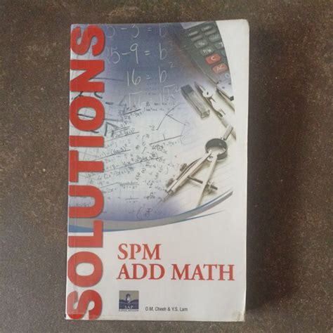Spm Add Math Book Solution Shopee Malaysia